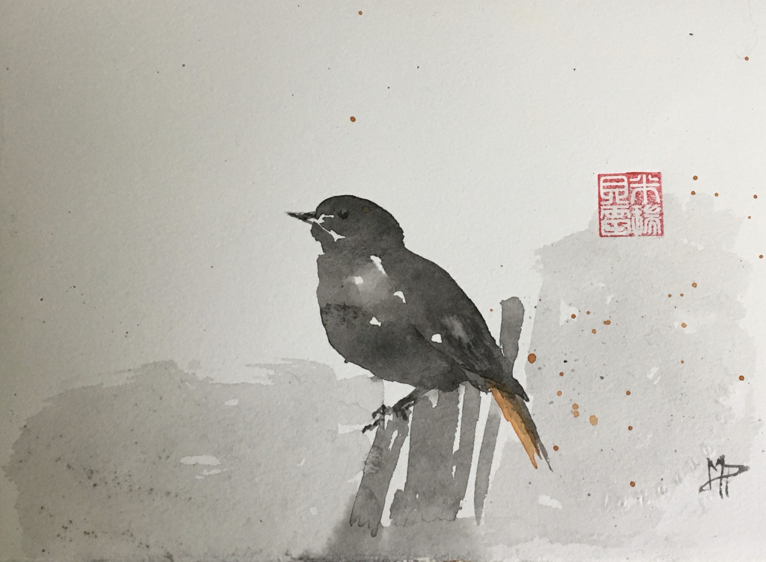 Les rouges-queues (haïbun) - VIVRE EN POESIE